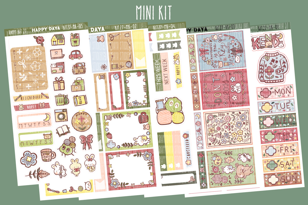 Crafty time - Mini kit – HappyDAYA