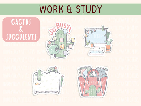 KIT1 (Cactus and succulents) Sheet4 Work and study – HappyDAYA