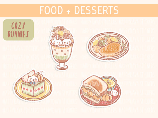 KIT9 (Cozy bunnies) Sheet2 Food and desserts – HappyDAYA