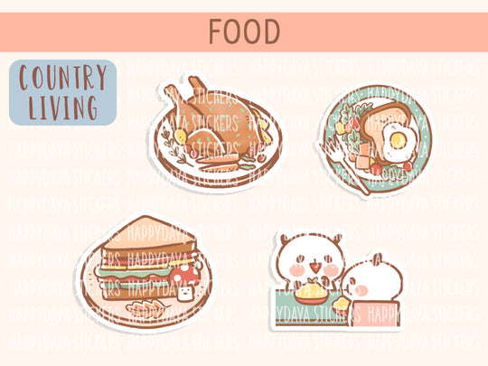 KIT15 (Country Living) Sheet2 Food – HappyDAYA