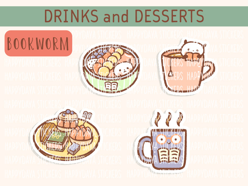 KIT18 (Bookworm) Sheet1 Drinks and desserts – HappyDAYA