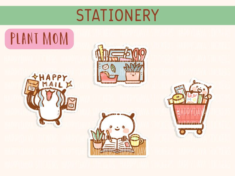 KIT24 (Plant mom) Sheet8 Stationery – HappyDAYA