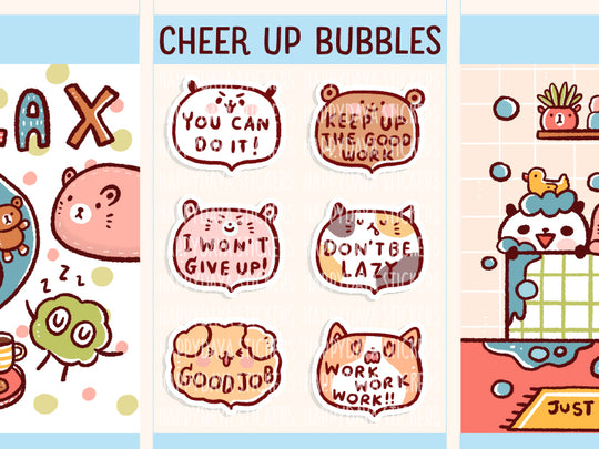 MS117 Positive work phase bubbles – HappyDAYA