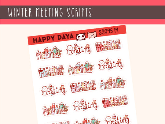 SS095 Winter 2021 - Meeting scripts – HappyDAYA